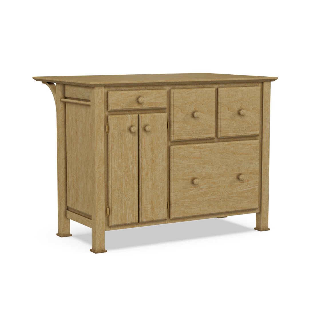 Kitchen Center w/Breakfast Bar | John Thomas Furniture