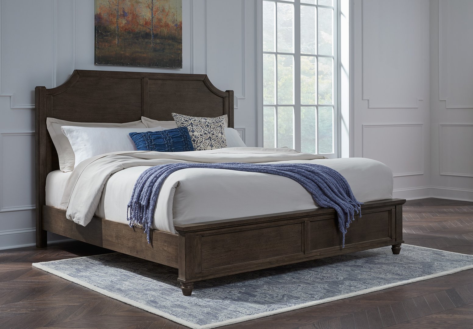 Vista Bedroom - The Vista Bed: Available in K, Q, and Tw in Coal | John ...