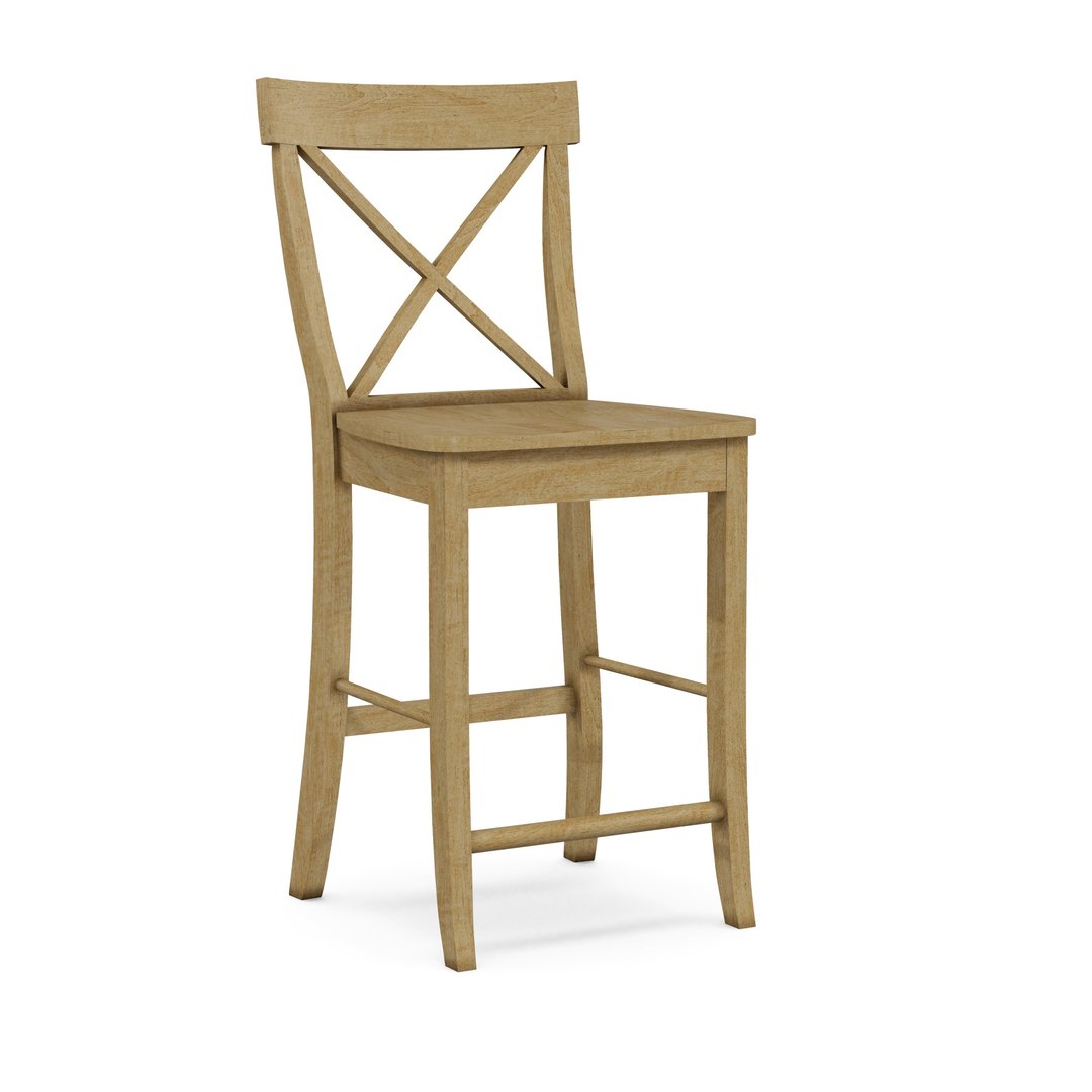 24'' X-Back Counter Stool | John Thomas Furniture