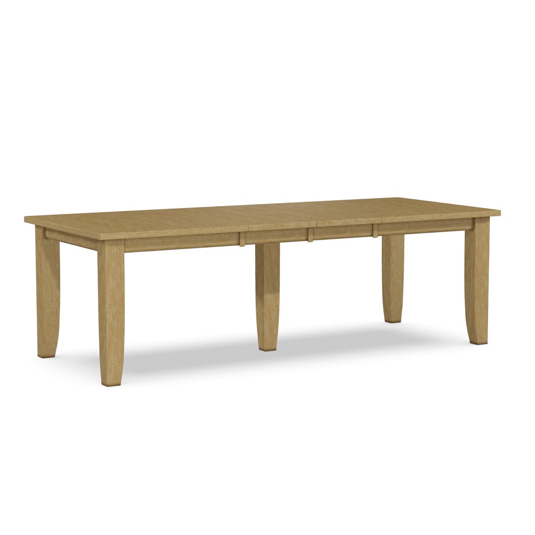 Farmhouse Solid Thick Table Top w/Shaker Legs (Set of 5) | John Thomas Furniture