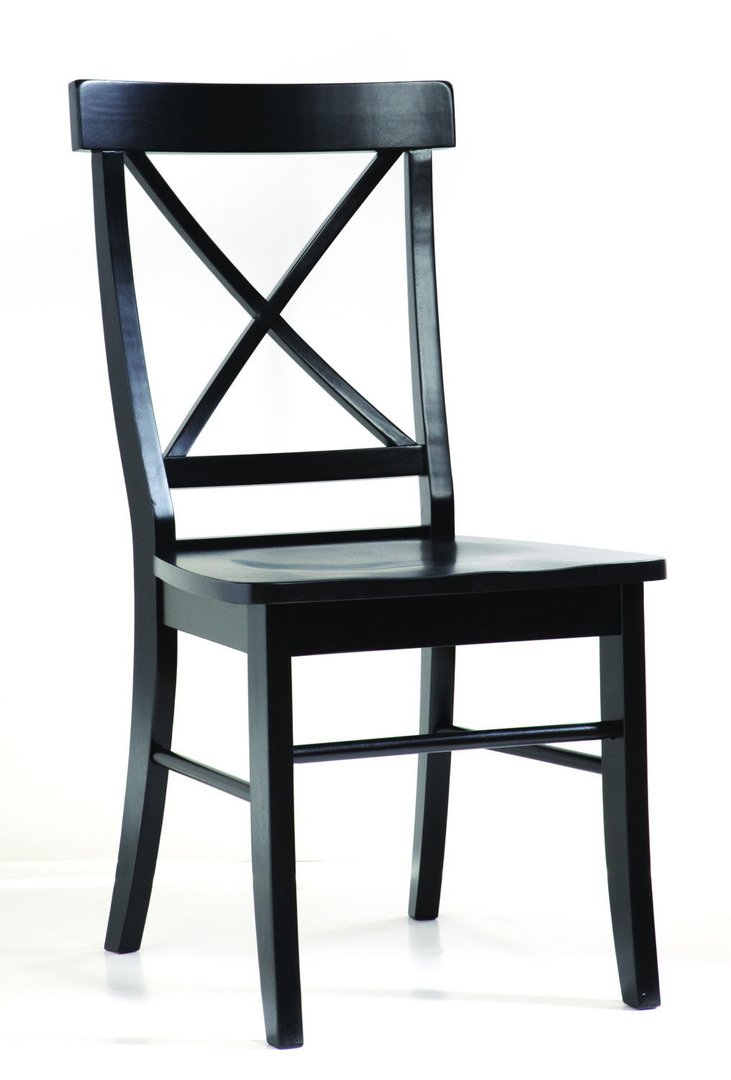 Dining Essentials - X-Back Chair in Black | John Thomas Furniture