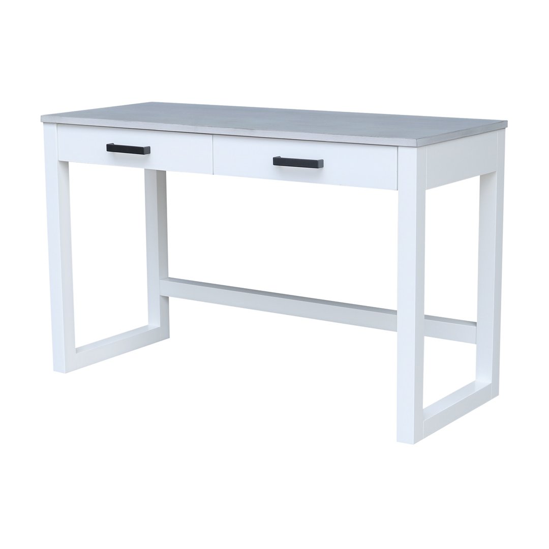 Hampton Collection - Carson Desk in Chalk and White | John Thomas Furniture