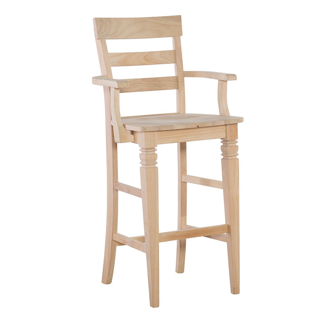 30" Java Bar Stool w/Arms | John Thomas Furniture