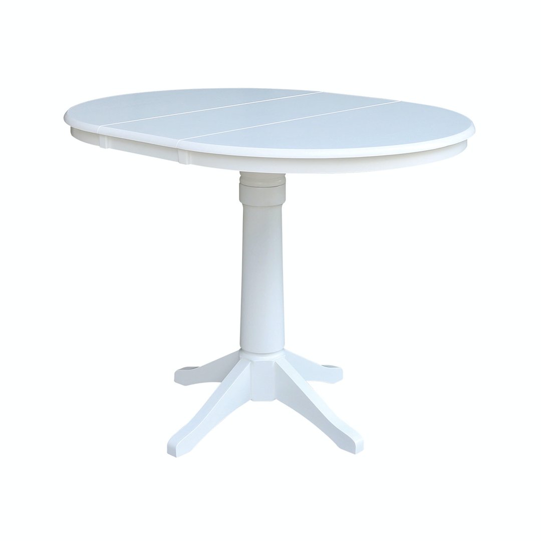 Dining Essentials - 36" Extension Table Top w/ 36"H Transitional ...