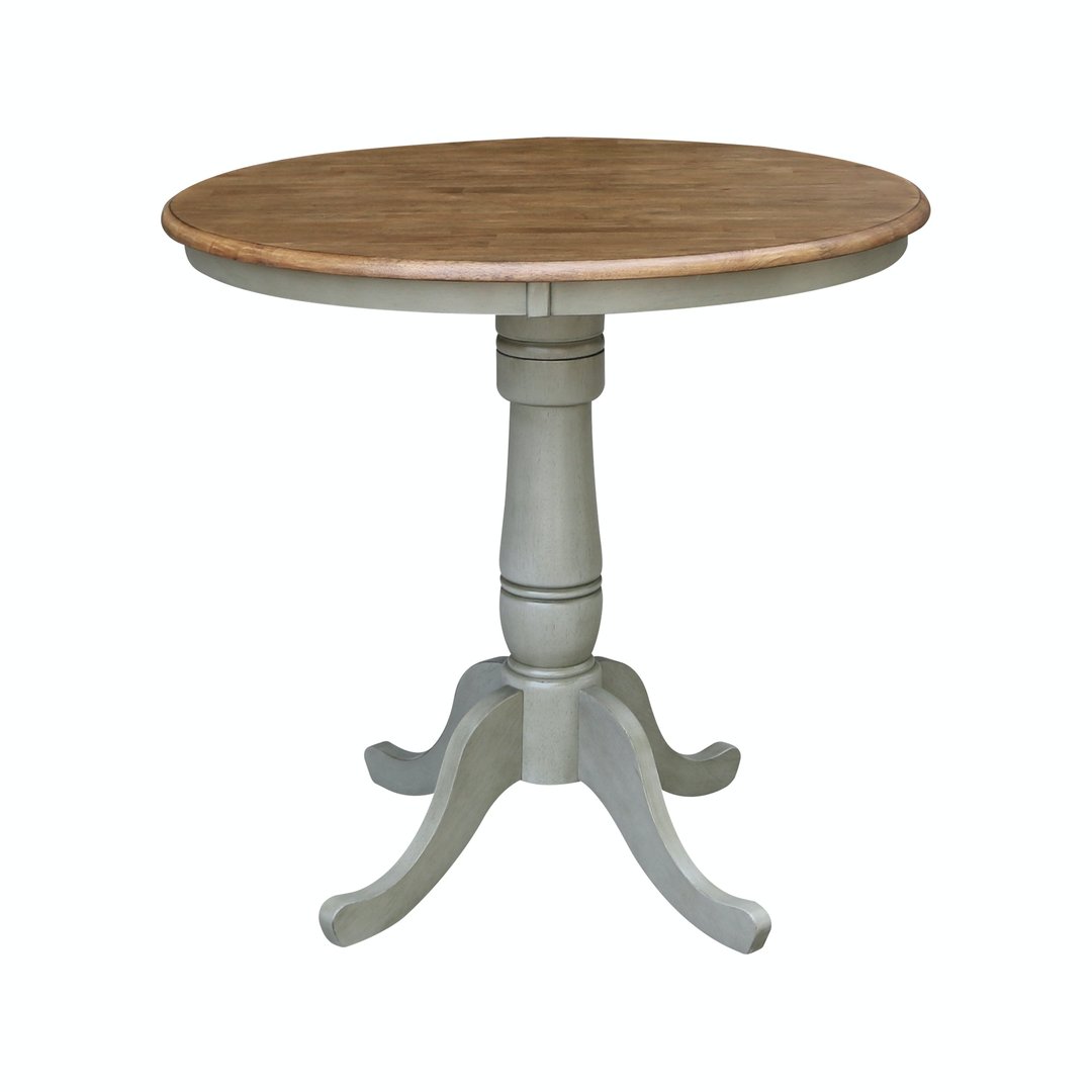 Dining Essentials - 36'' Round Table Top w/36" Traditional Pedestal w ...