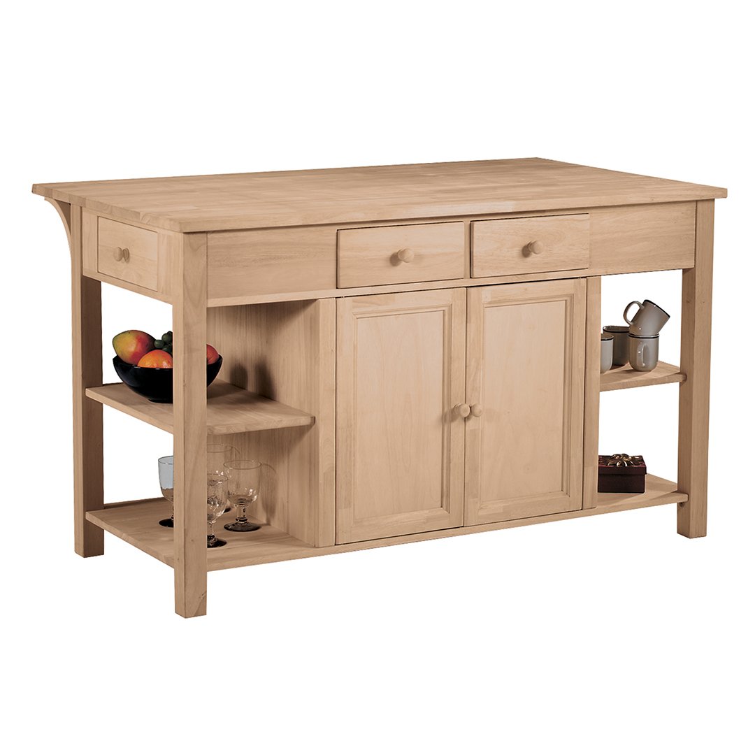 Super Kitchen Center w/ Breakfast Bar | John Thomas Furniture